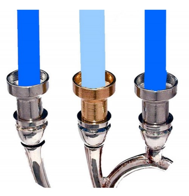 SILVER Drip Cups for Hannukkah Menorahs