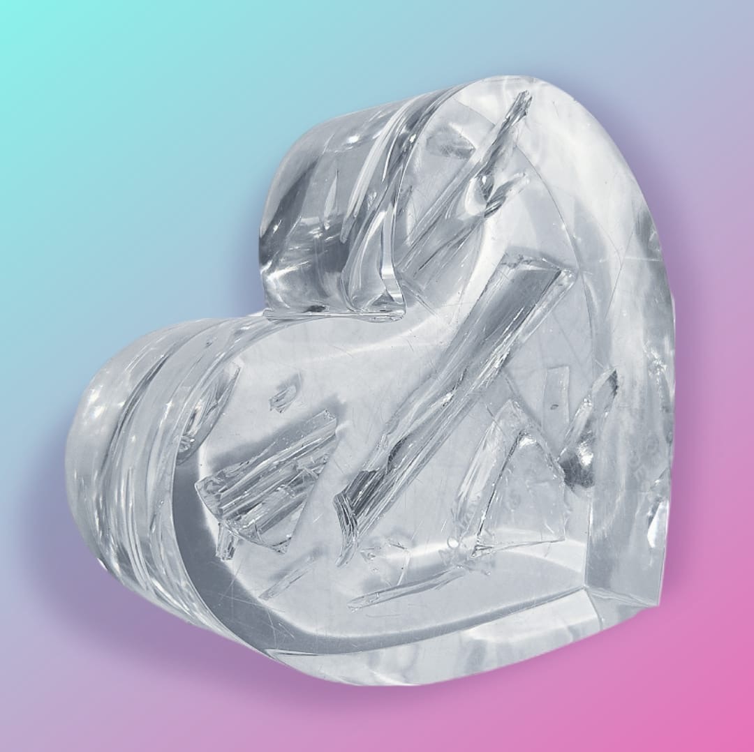 Broken Memories - Lucite Heart