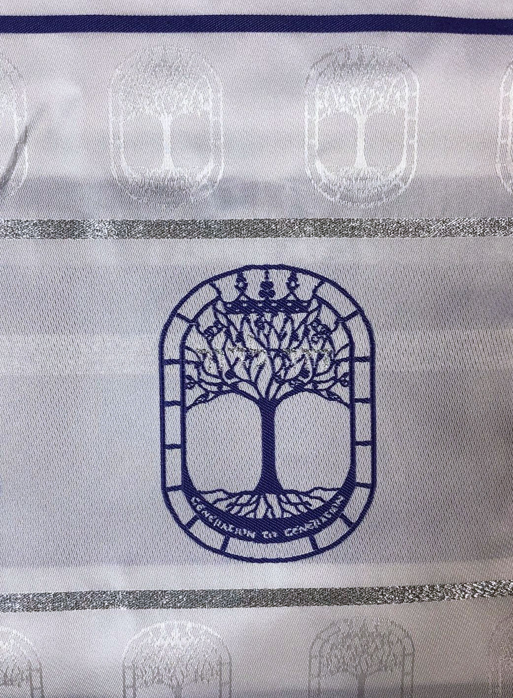 Tree of Life Tallit Set, Violet